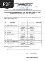 Format Surat Keterangan Kesalahan Penulisan Ijazah Atau STTB 1 | PDF