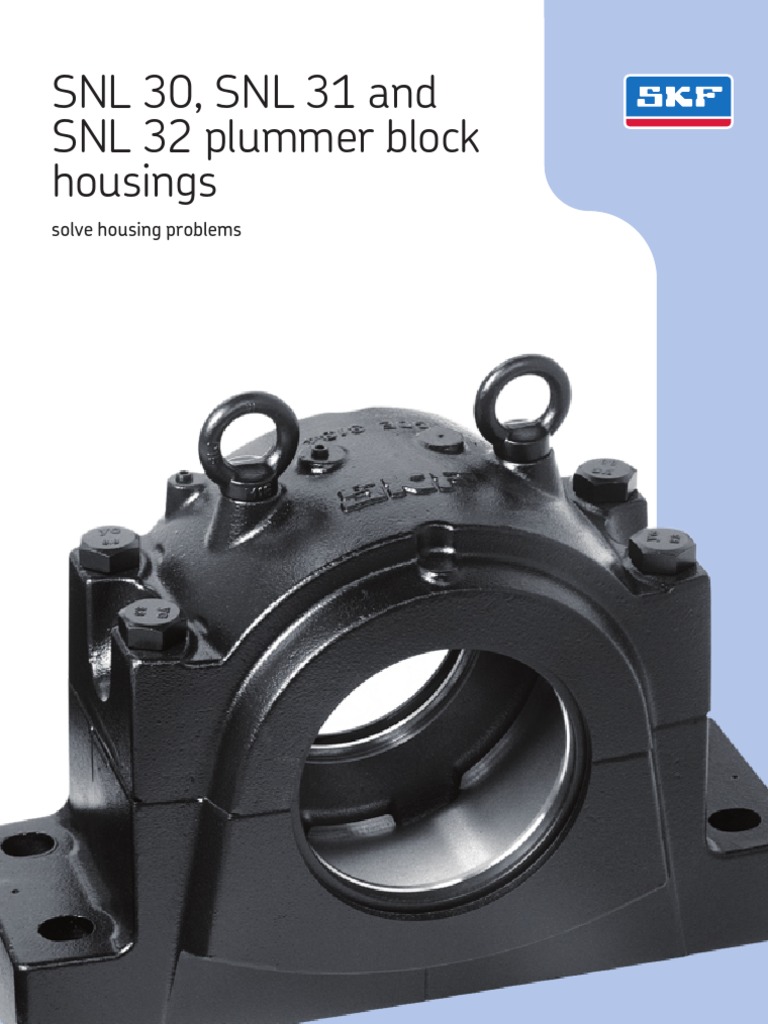 SNL 3136 & 3148 SKF | PDF | Surface Science | Applied And ...