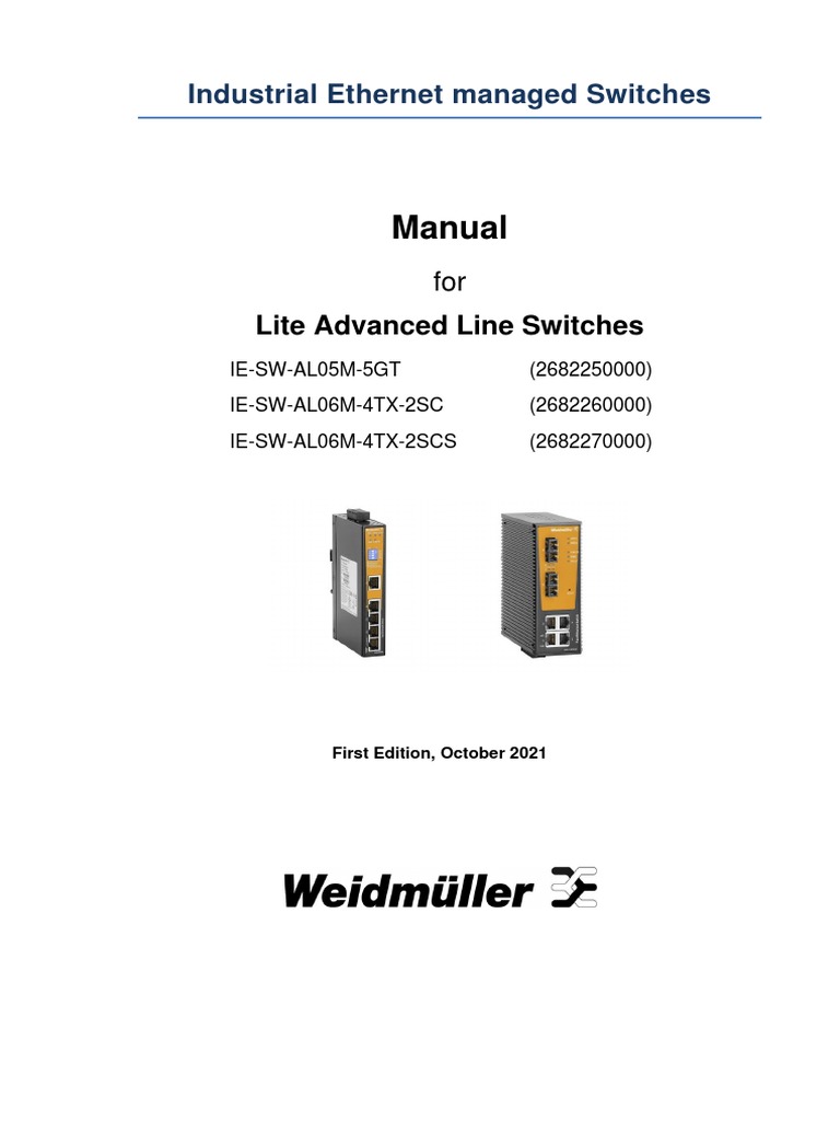 Manual: Industrial Ethernet Managed Switches | PDF | Ip Address ...
