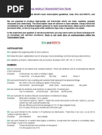 GMR Transcription Test Style Guide | PDF | Ellipsis | Linguistics