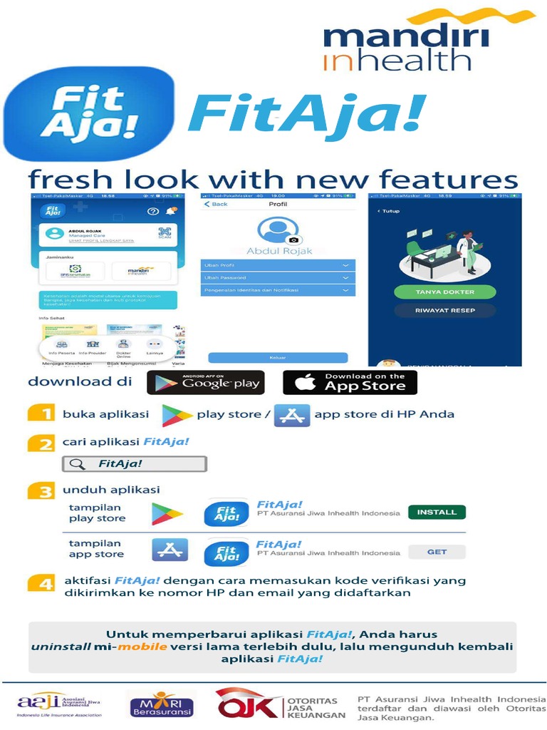 Panduan Install FitAja | PDF
