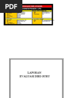 Daftar Evaluasi Diri Kerja Guru | PDF