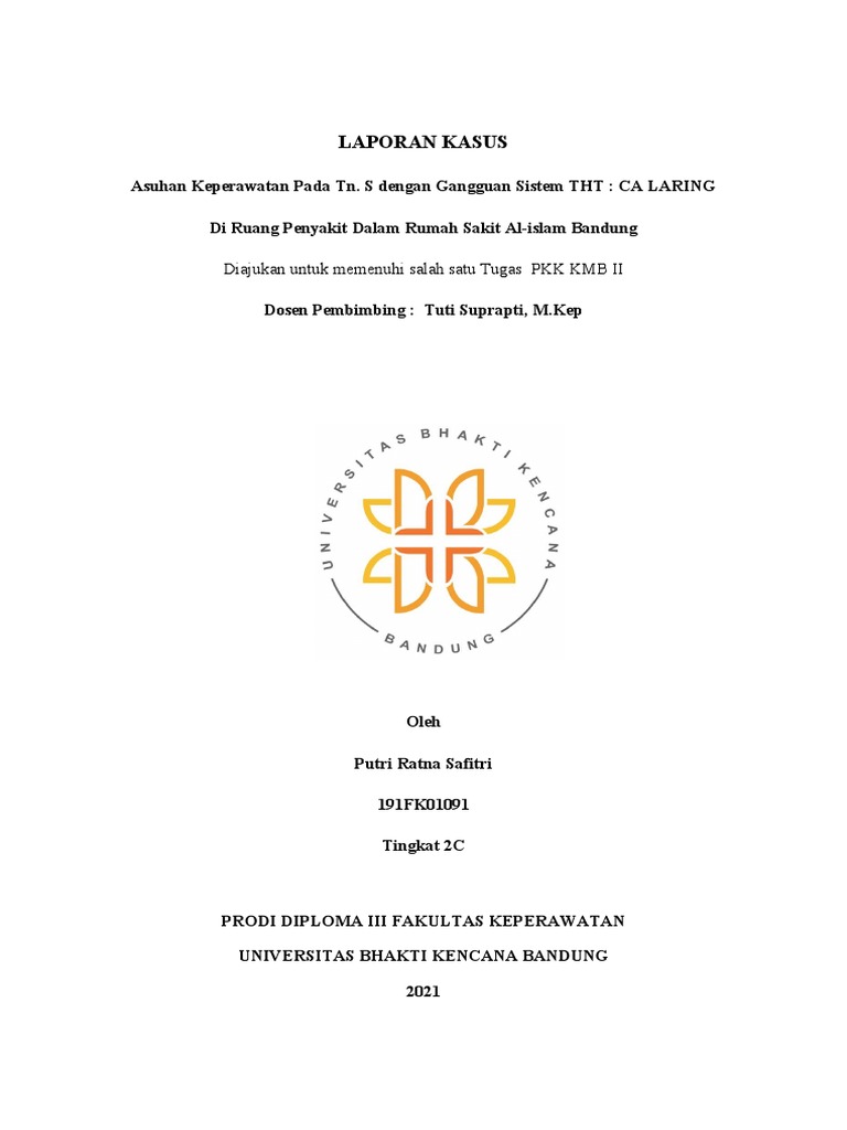 LK - Ca Laring - Putri Ratna Safitri - 191FK01091 - 2C | PDF