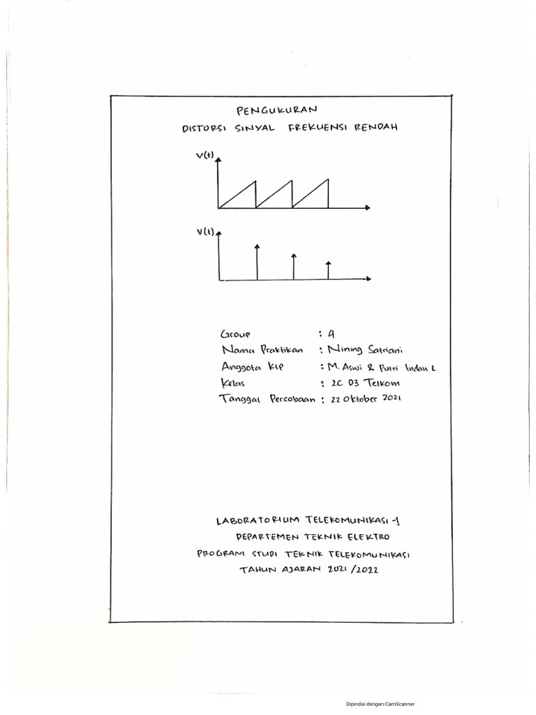 Laporan Lengkap Praktikum Distorsi | PDF