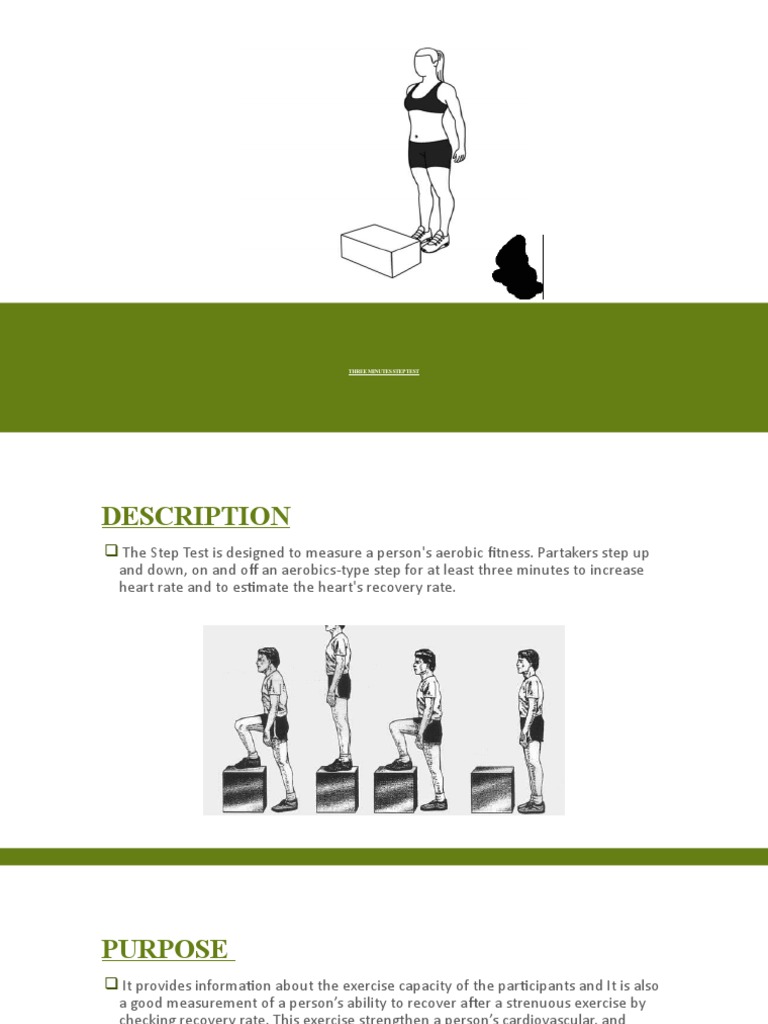 3-Minute Step Test Overview and Protocol | PDF | Cooking, Food & Wine