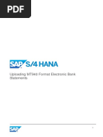 SAP Configuration For FF67 - Process Manual Bank Statement | PDF