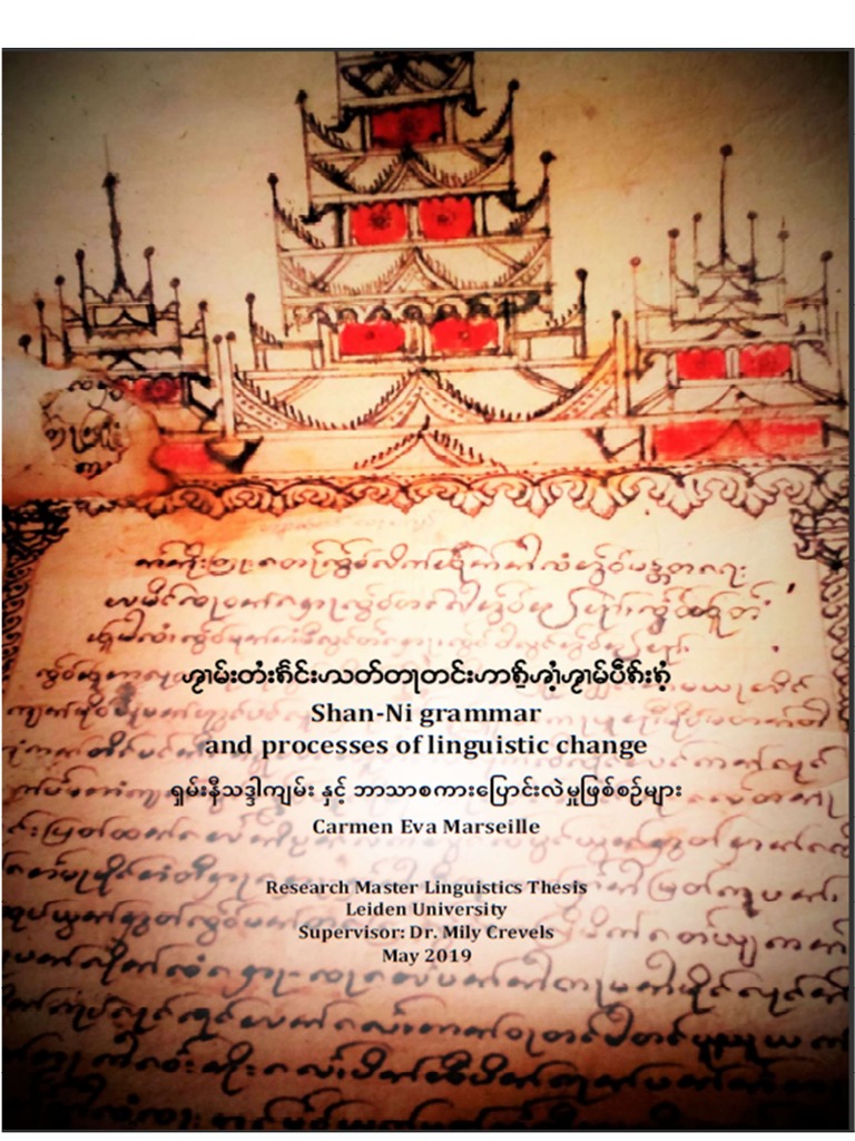 Shan Ni Grammar | PDF | Myanmar | Linguistics