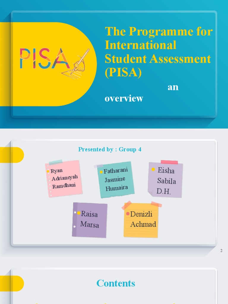 Overview of the PISA Assessment Program | PDF | Programme For ...