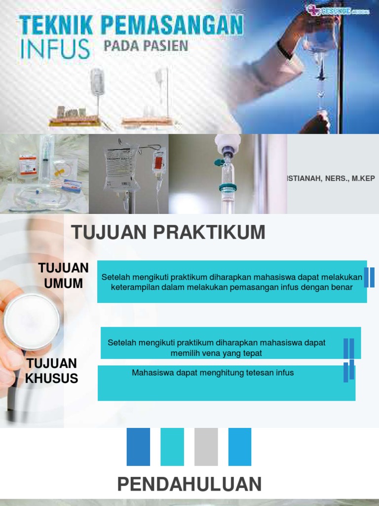 Teknik Pemasangan Infus yang Benar | PDF