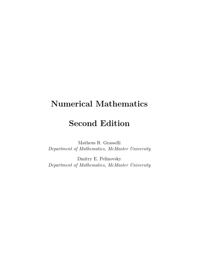 Math 3na3 Textbook | PDF | Matrix (Mathematics) | Matlab