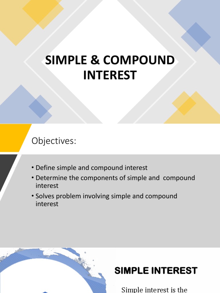 Simple and Compound Interest Guide | PDF | Interest | Compound Interest