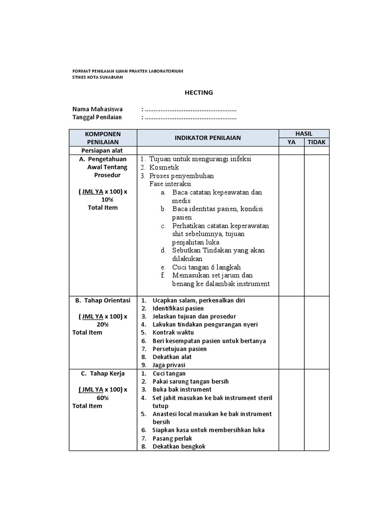 Format Hecting | PDF