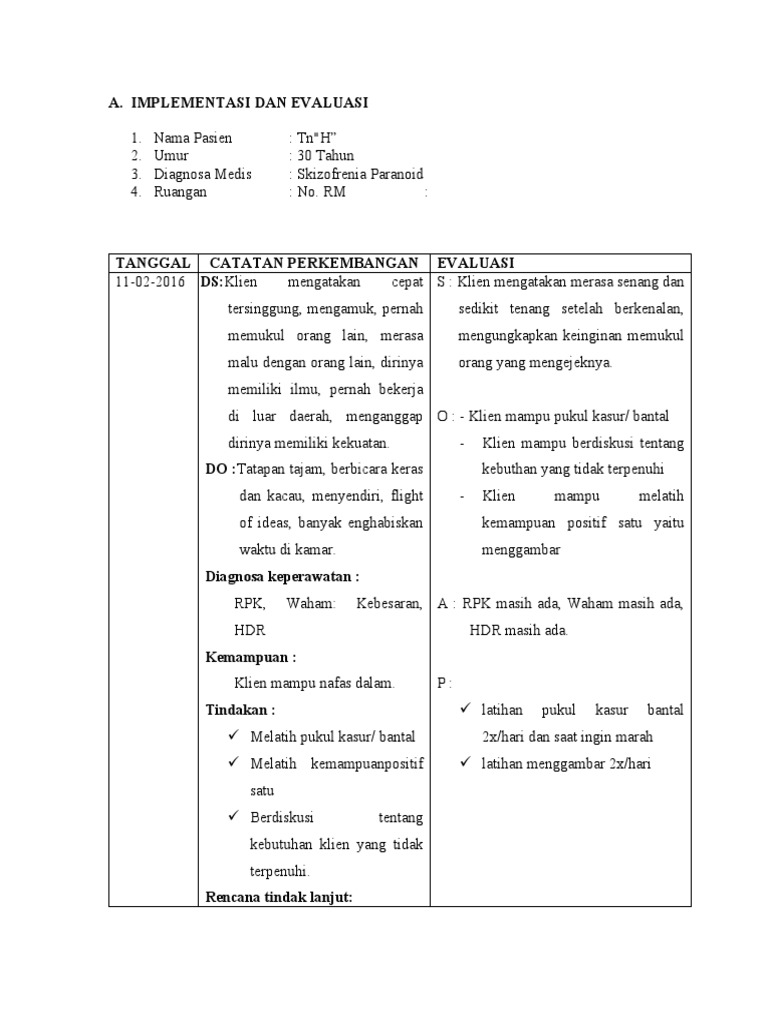 Implementasi Dan Evaluasi RPK | PDF