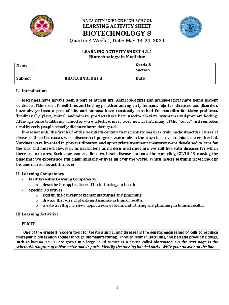 Biotechnology in Medicine Overview | PDF | Genetic Engineering | Vaccines