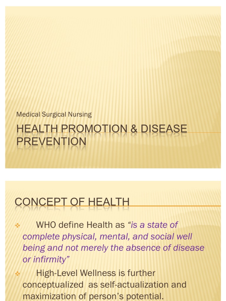 Health Promotion & Disease Prevention | Stress (Biology) | Self-Improvement