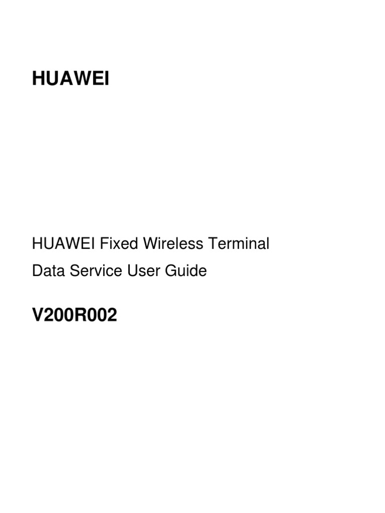 Huawei FWT Data Service User PTCL | PDF | Modem | Microsoft Windows