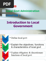 Nature and Characteristics of Local Government | PDF | Local Government ...