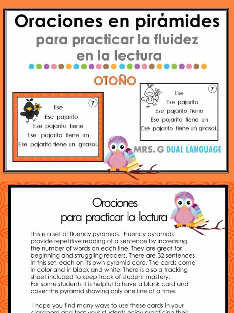 Oraciones en Piramide. | PDF