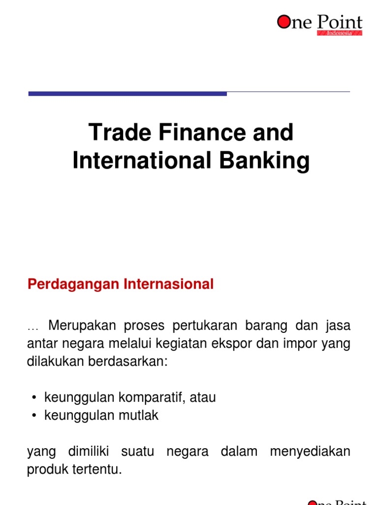 International Trade Finance | PDF