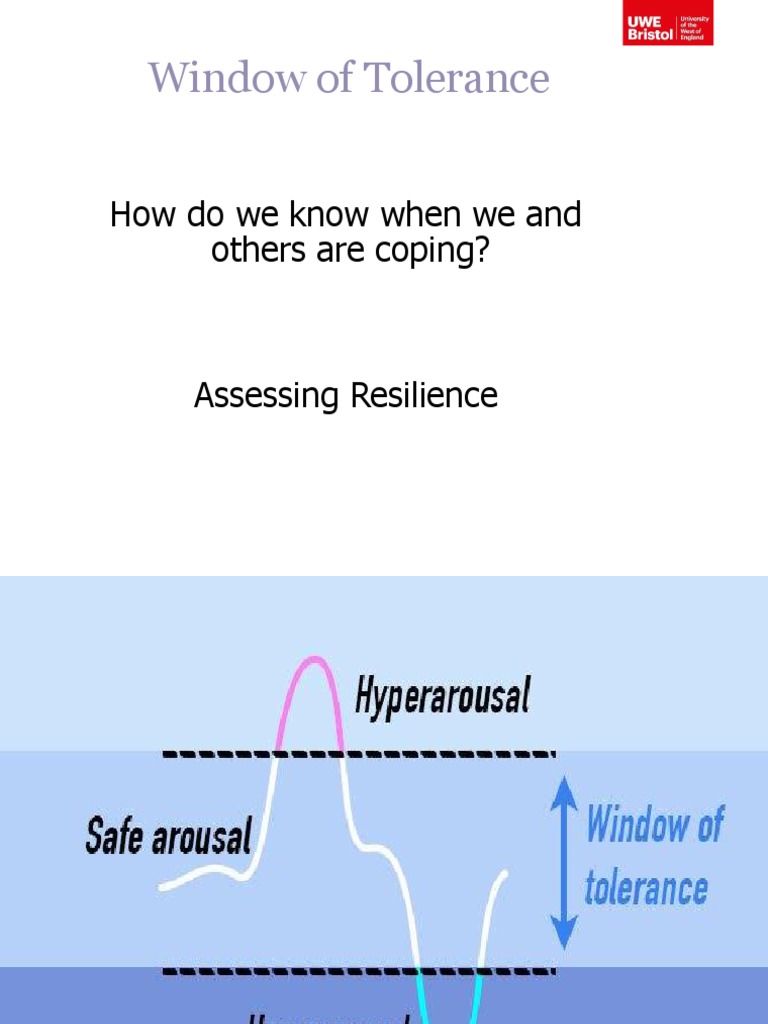Assessing Your Window of Tolerance | PDF