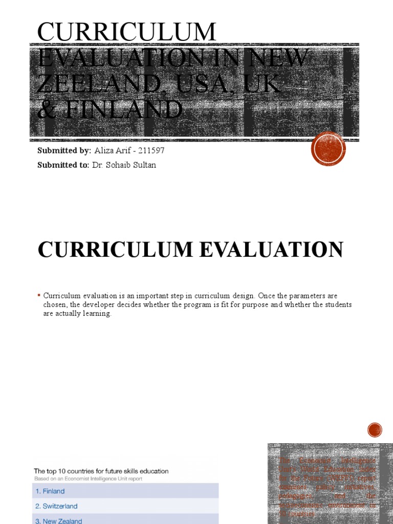 Curriculum Evaluation | PDF | Educational Assessment | Curriculum