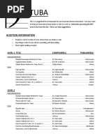 Tuba Major Scales and Arpeggios Guide | PDF | Musical Compositions ...