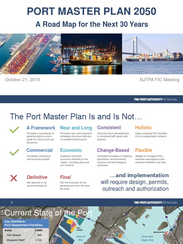 Port Master Plan Presentation FIC102119 | PDF | Port | Economies
