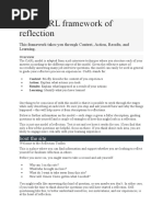 Borton's Reflection Model (1970) - After The Course | PDF | Career ...