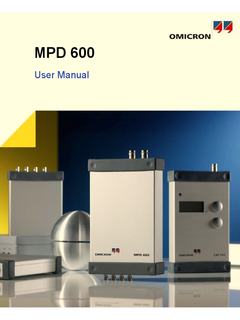 MPD 600 Manual | PDF