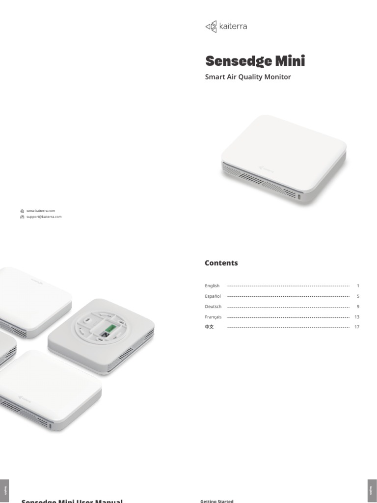 Sensedge Mini User Manual | PDF | Physical Layer Protocols ...