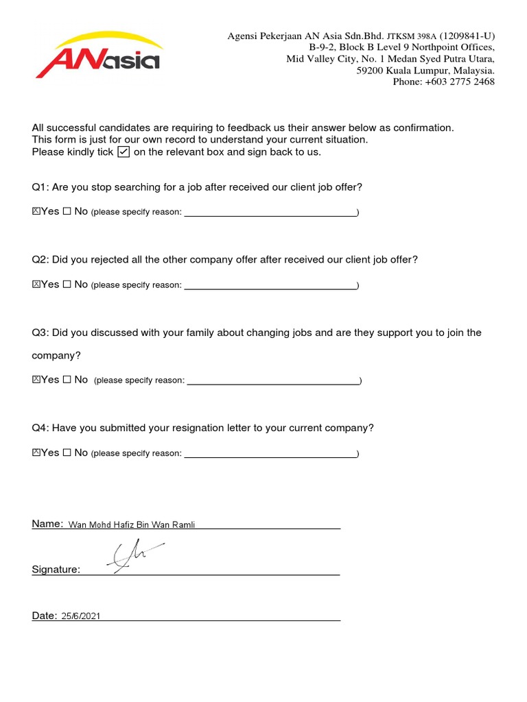 Placement Sheet | PDF