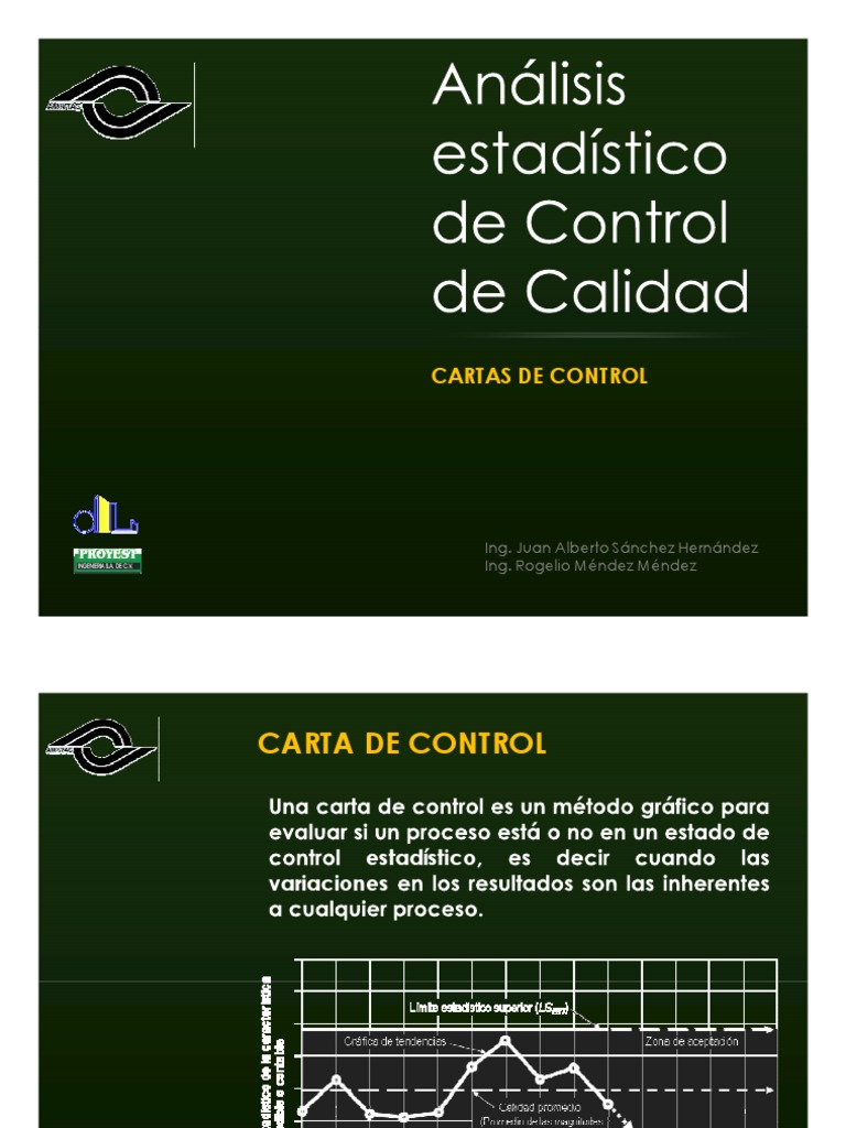 Cartas de Control | PDF | Distribución normal | Media