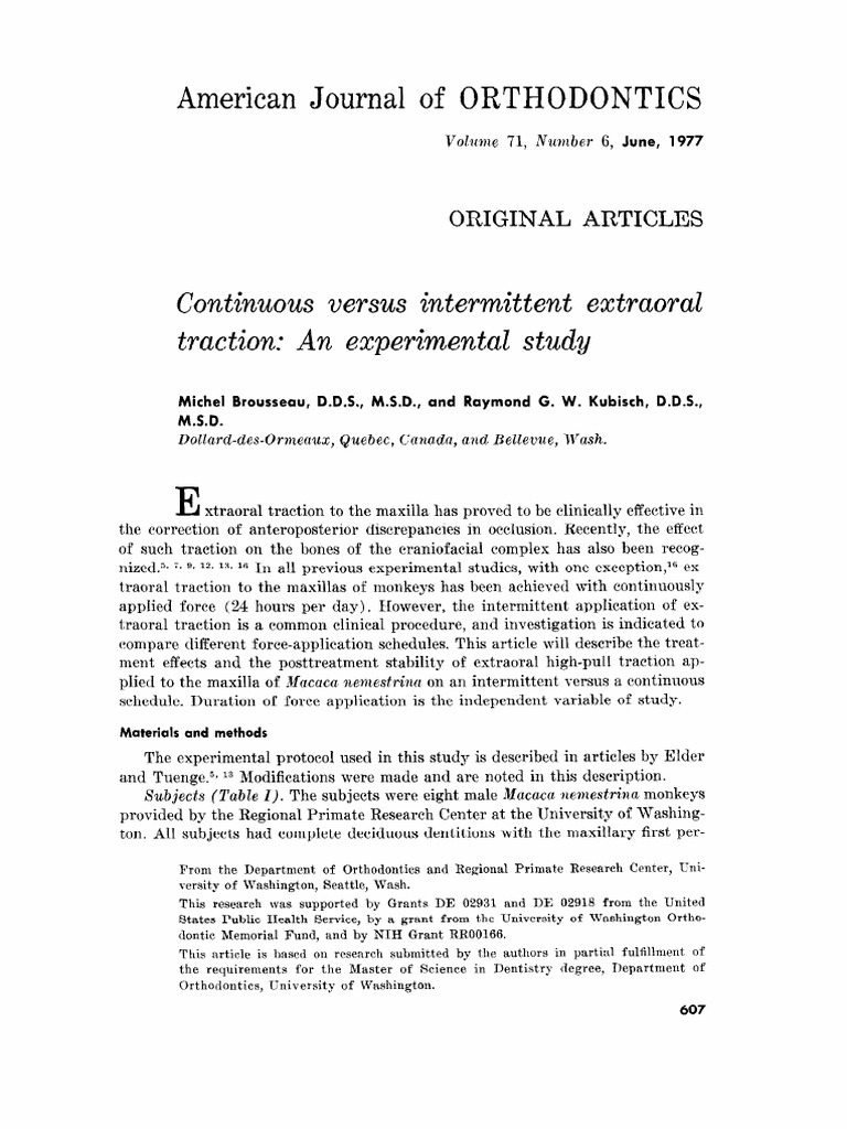 Continuous Versus Intermittent | PDF | Tooth | Dentistry Branches