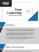 Hill Model for Effective Team Leadership | PDF | Leadership | Decision ...