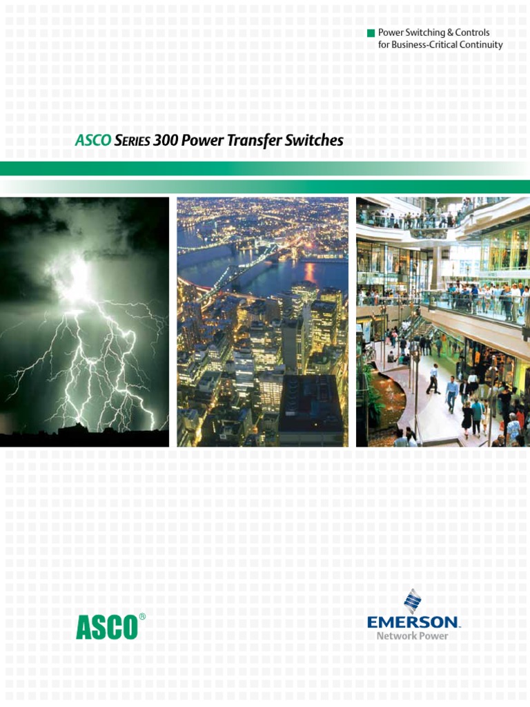 Asco Serie 300 | PDF | Switch | Fuse (Electrical)