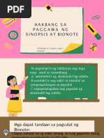 MGA HALIMBAWA NG Bionote | PDF
