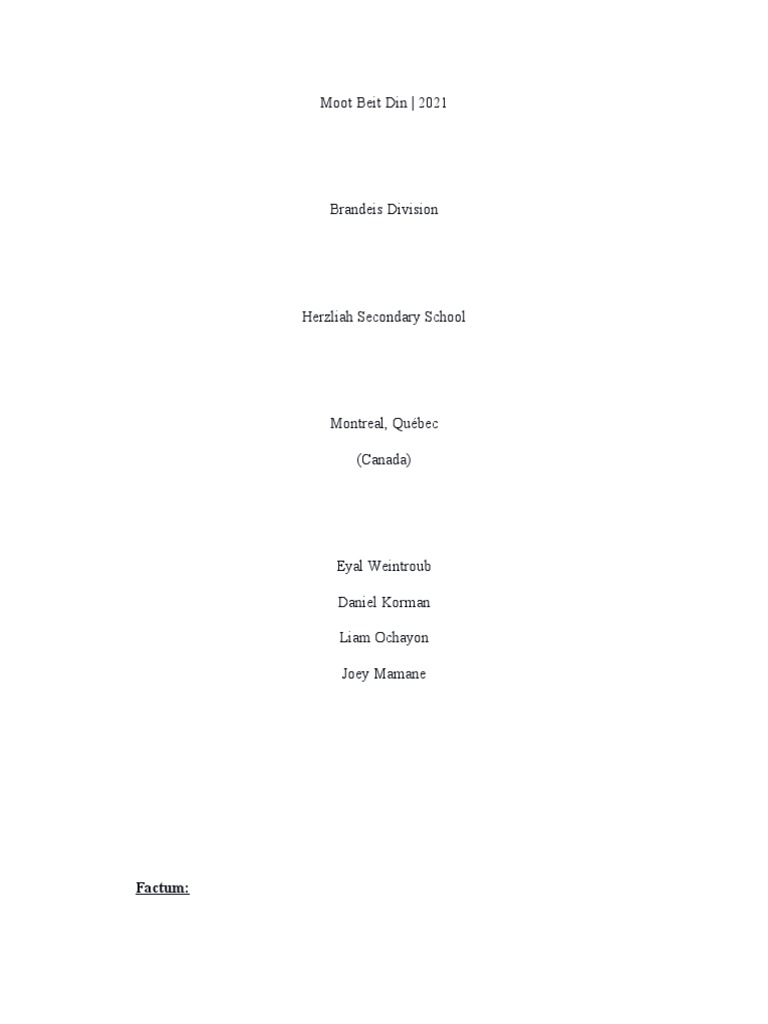 2021 Moot Court Documents | PDF
