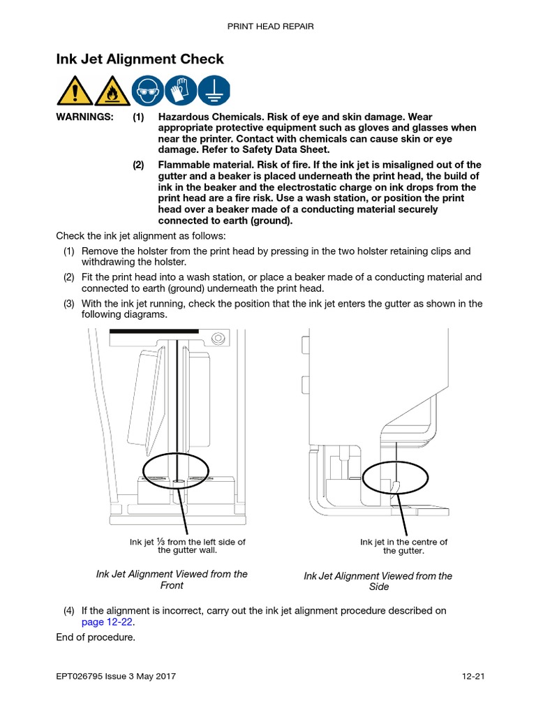 Print Head Ink Jet Alignment | PDF | Printer (Computing) | Manufactured ...