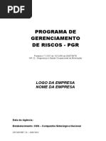 Modelo de PGR 2021 para Empresas | PDF | Avaliação de risco | Química