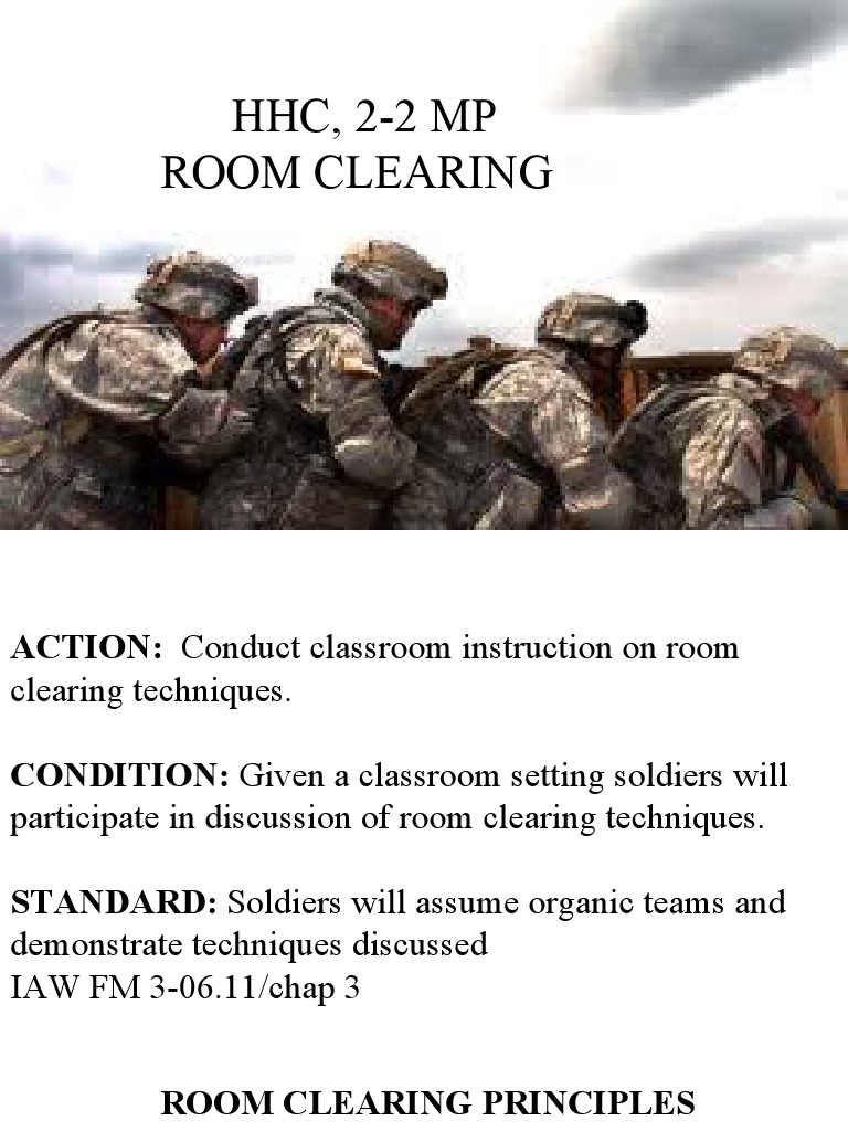 Room Clearing Principles | PDF | Military | Military Science