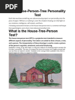 How To Interpret The House-Tree-Person Test: Instructions | PDF ...
