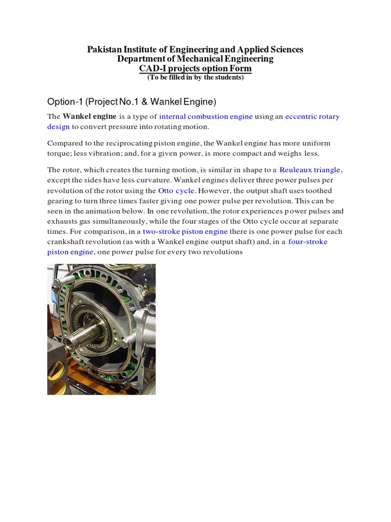 Project Proposal | PDF | Internal Combustion Engine | Engines