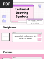 Symbols in Technical Drawing and Engineering Drawing | PDF | Cartesian ...