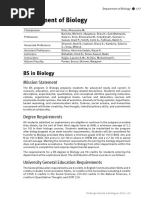 UP Diliman BS Biology Curriculum Overview | PDF | Microbiology | Biology