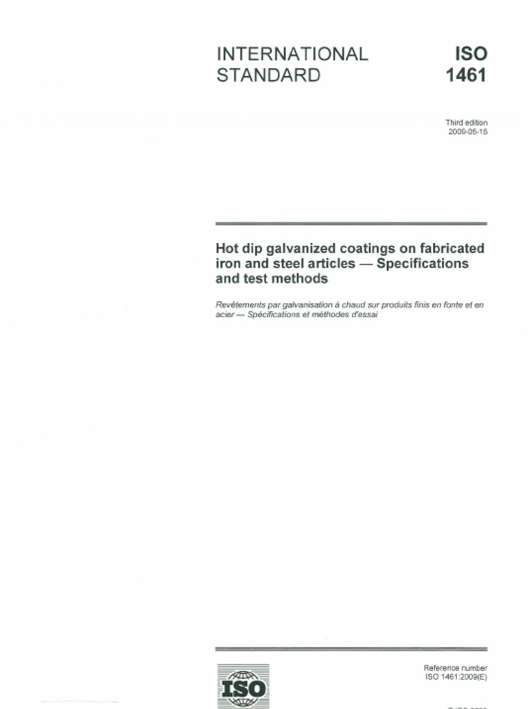 Iso 1461 | PDF