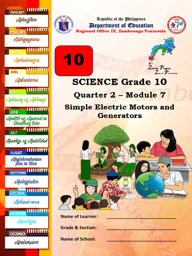 SCIENCE Grade 10: Quarter 2 - Module 7 | PDF | Electric Generator ...
