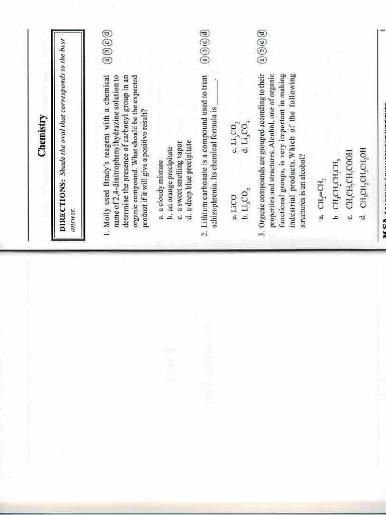 MSA NMAT Practice Tests | PDF