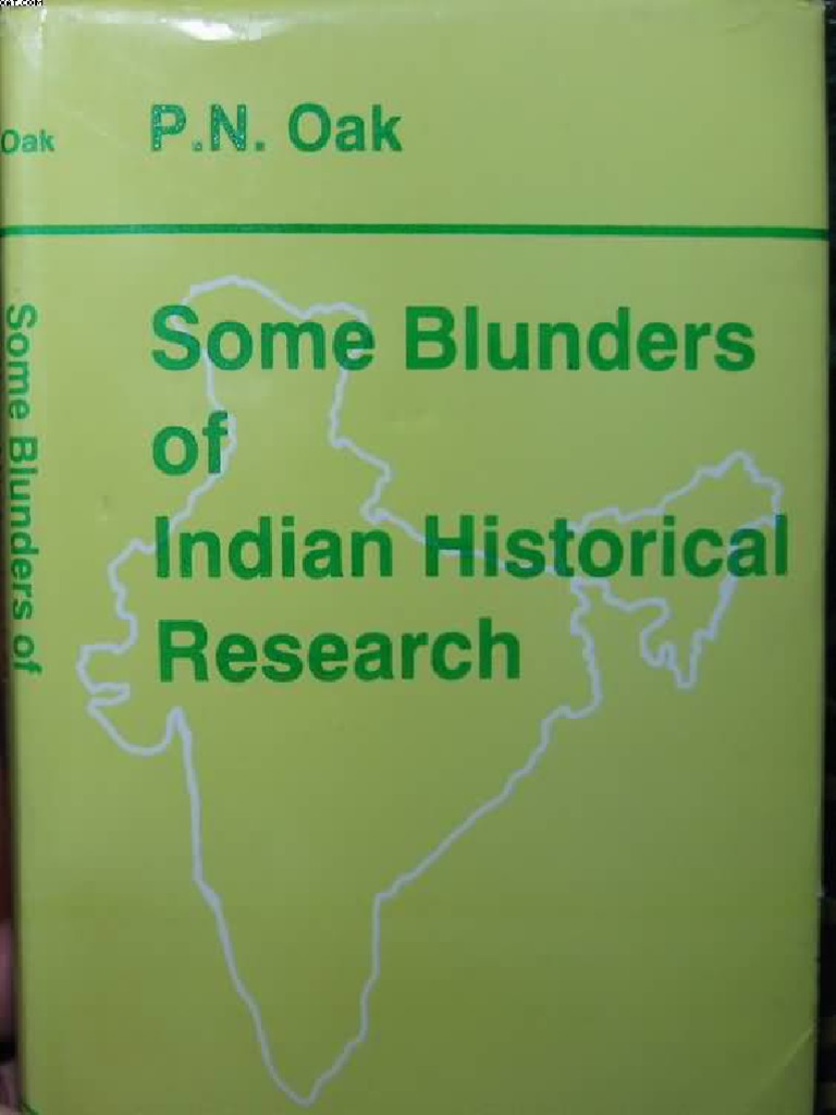 Some Blunders of Indian Historical Research | PDF