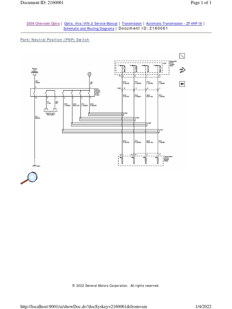 Park Neutral Position PNP Switch Optra | PDF | Business | Technology ...