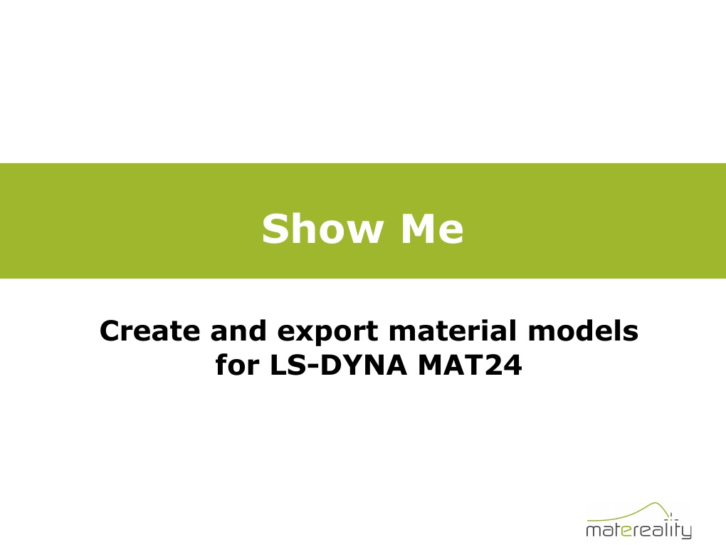 Create and Export Material Models For LS-DYNA MAT24 | PDF